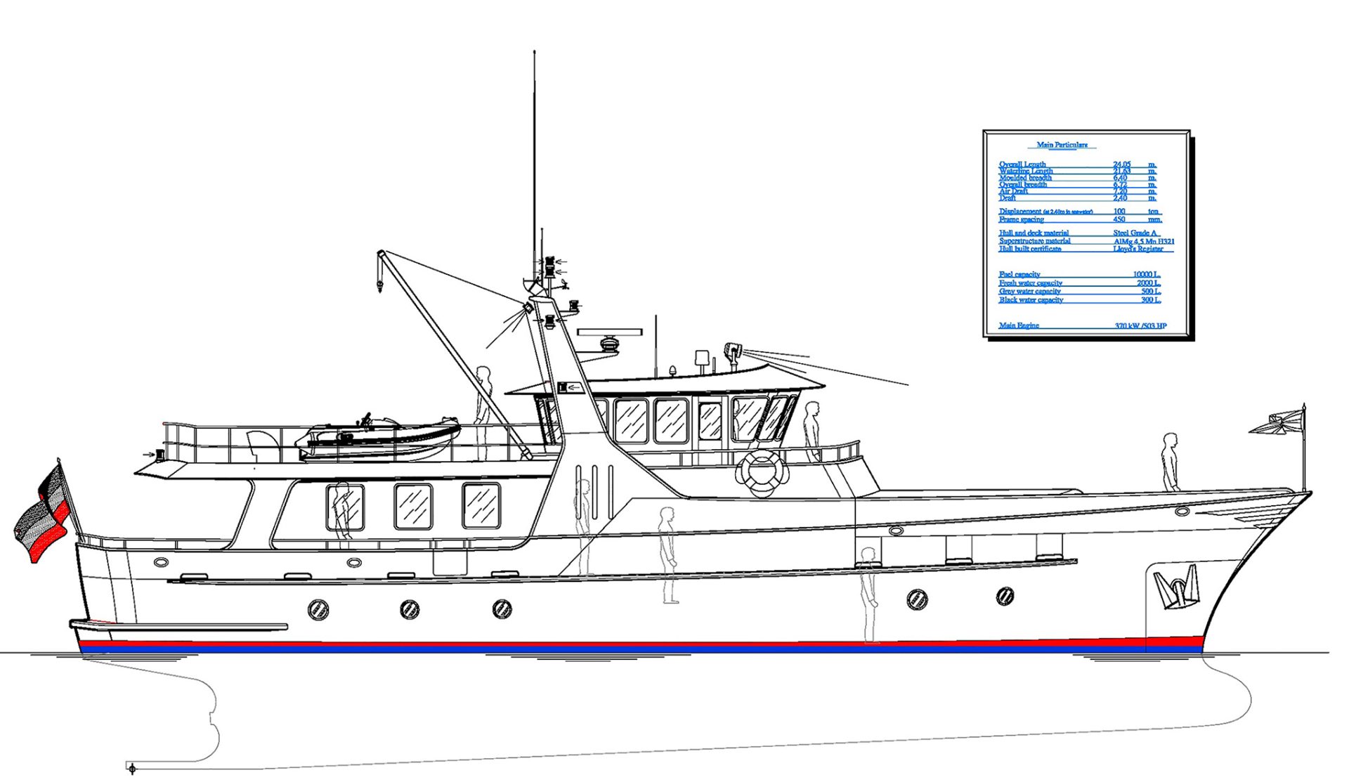 New build: 79’ (24 m) Trawler - Olivier van Meer
