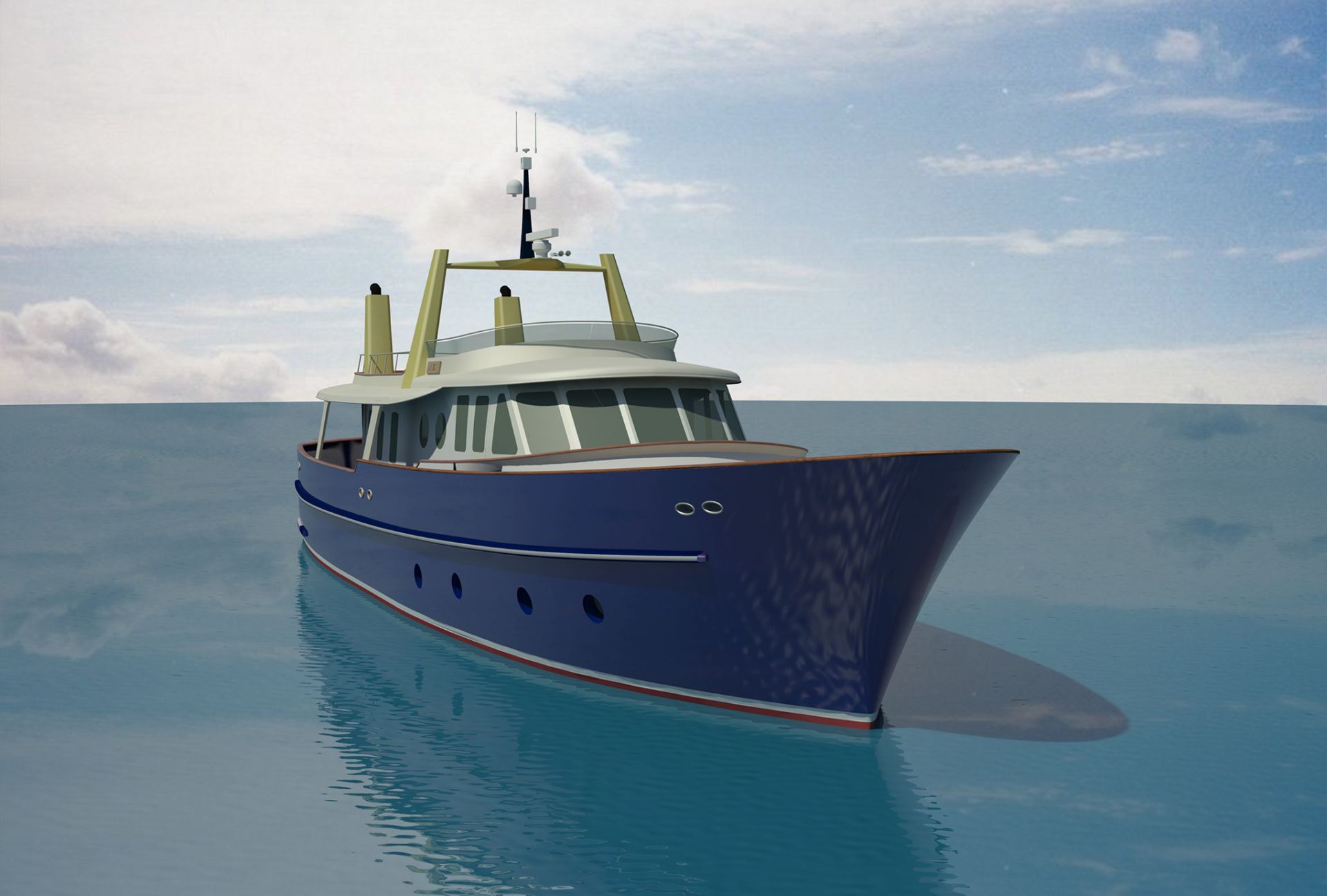 New build: 79’ (24 m) Trawler - Olivier van Meer
